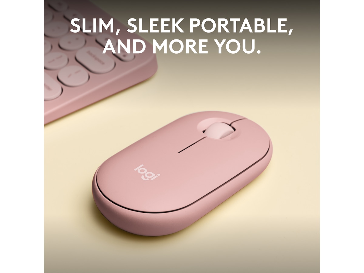 Pebble Mouse 2 M350s (rose) - Mus - Komplett.no