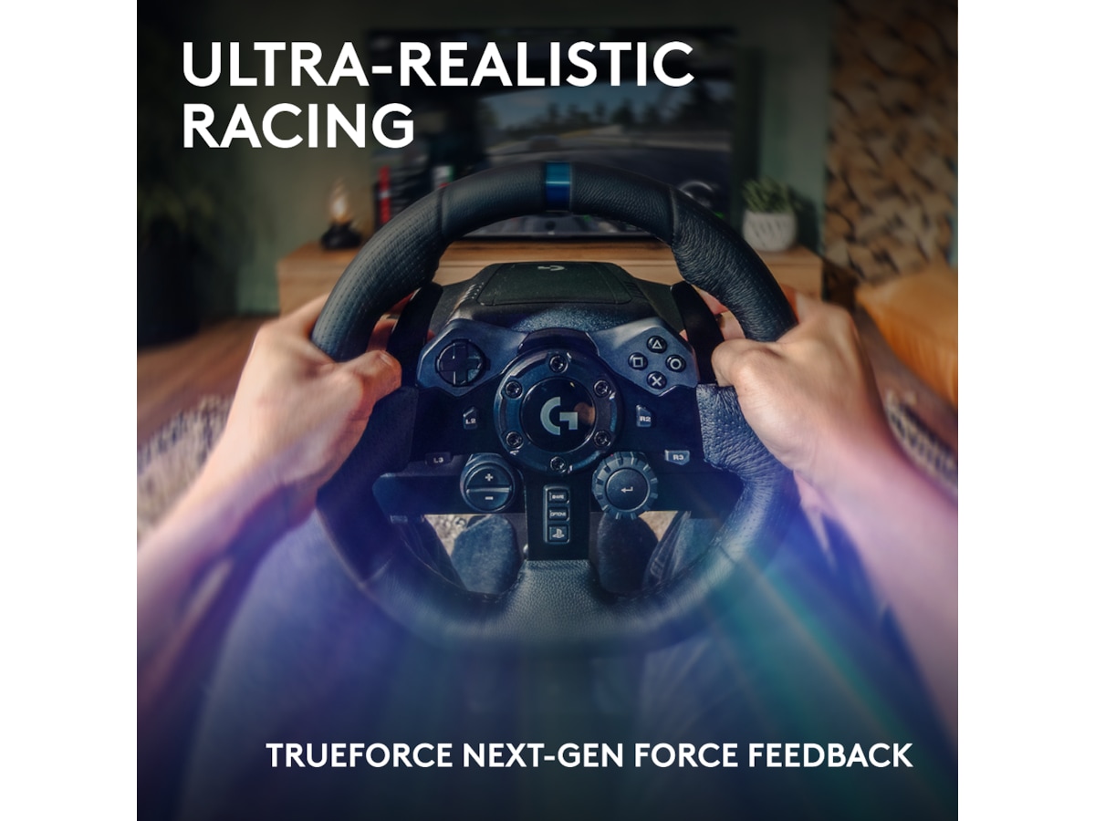 Logitech G923 Driving Force Racing PS4/PS5/PC - Ratt og pedaler ...