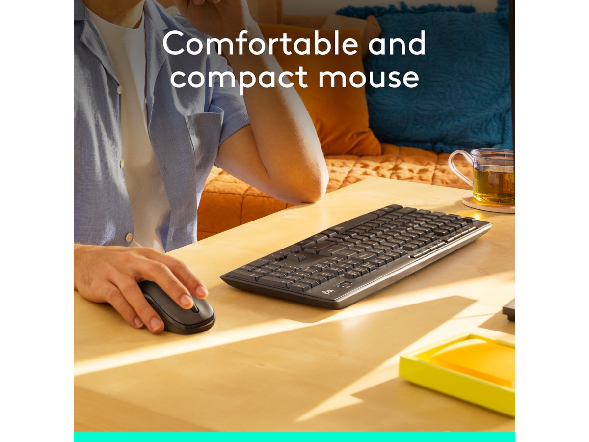 Logitech MK295 Silent Wireless Combo - GRAPHITE - Mus & tastatur ...