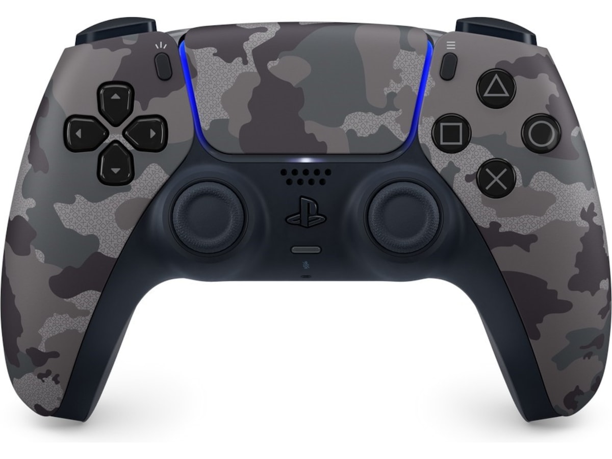 PlayStation 5 DualSense Kontroller (Grey Camo) - Tilbehør til ...