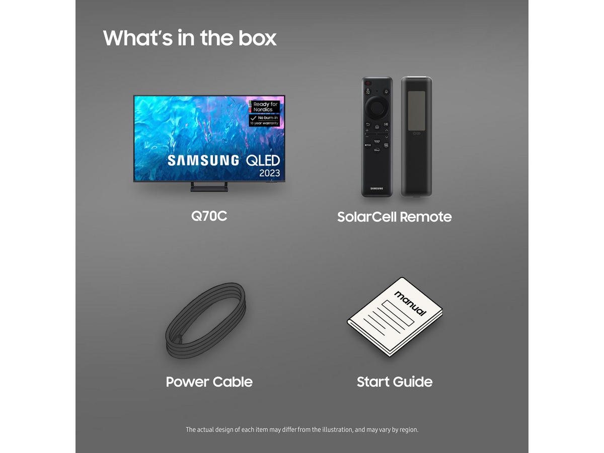 Samsung 65" Q70 QLED 4K TQ65Q70C - TV-er - Komplett.no