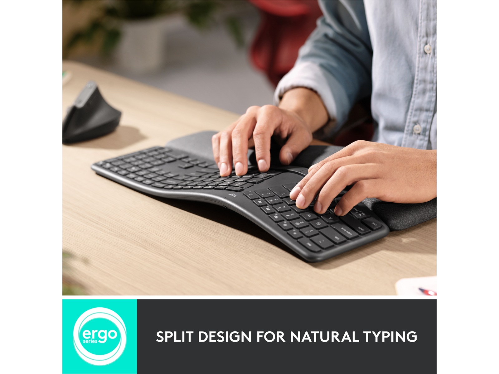 Logitech ERGO K860 Trådløs Tastatur - Tastatur - Komplett.no