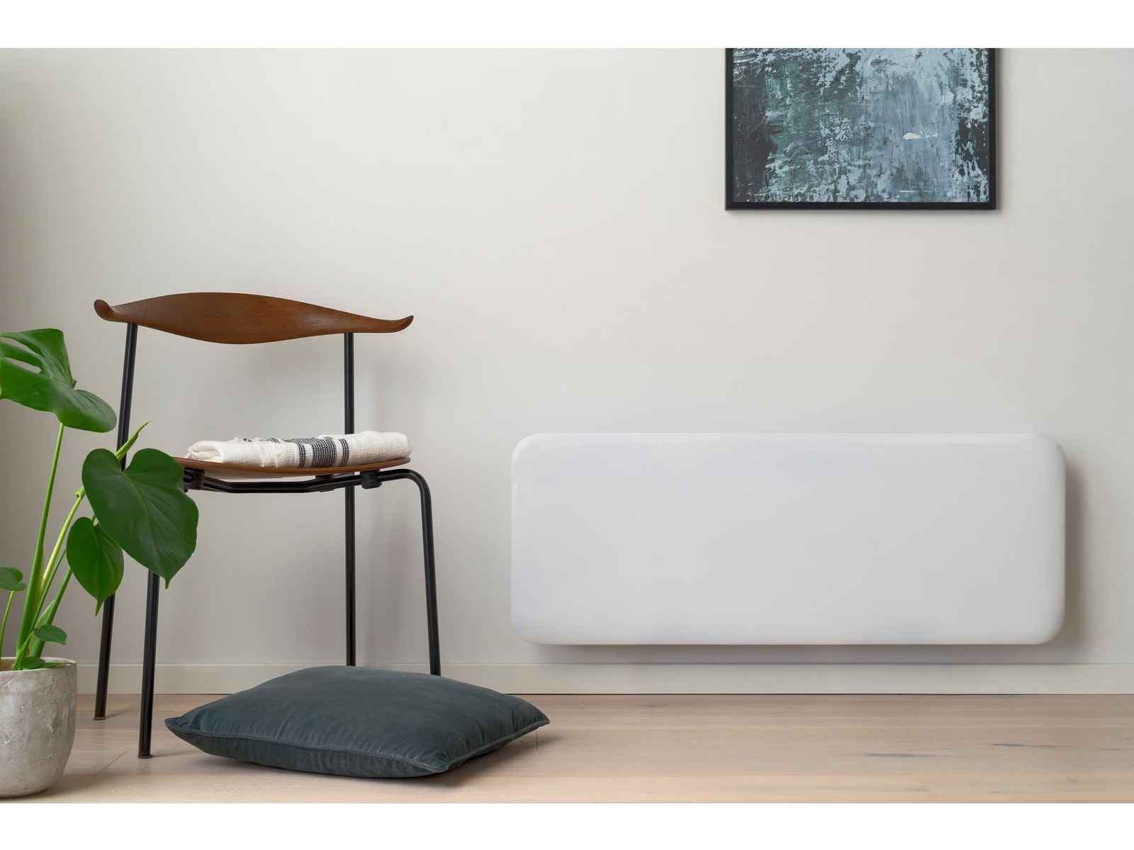 Mill Invisible panelovn 1300W + IB250 Panelovn 250W (hvit) - Panelovner ...