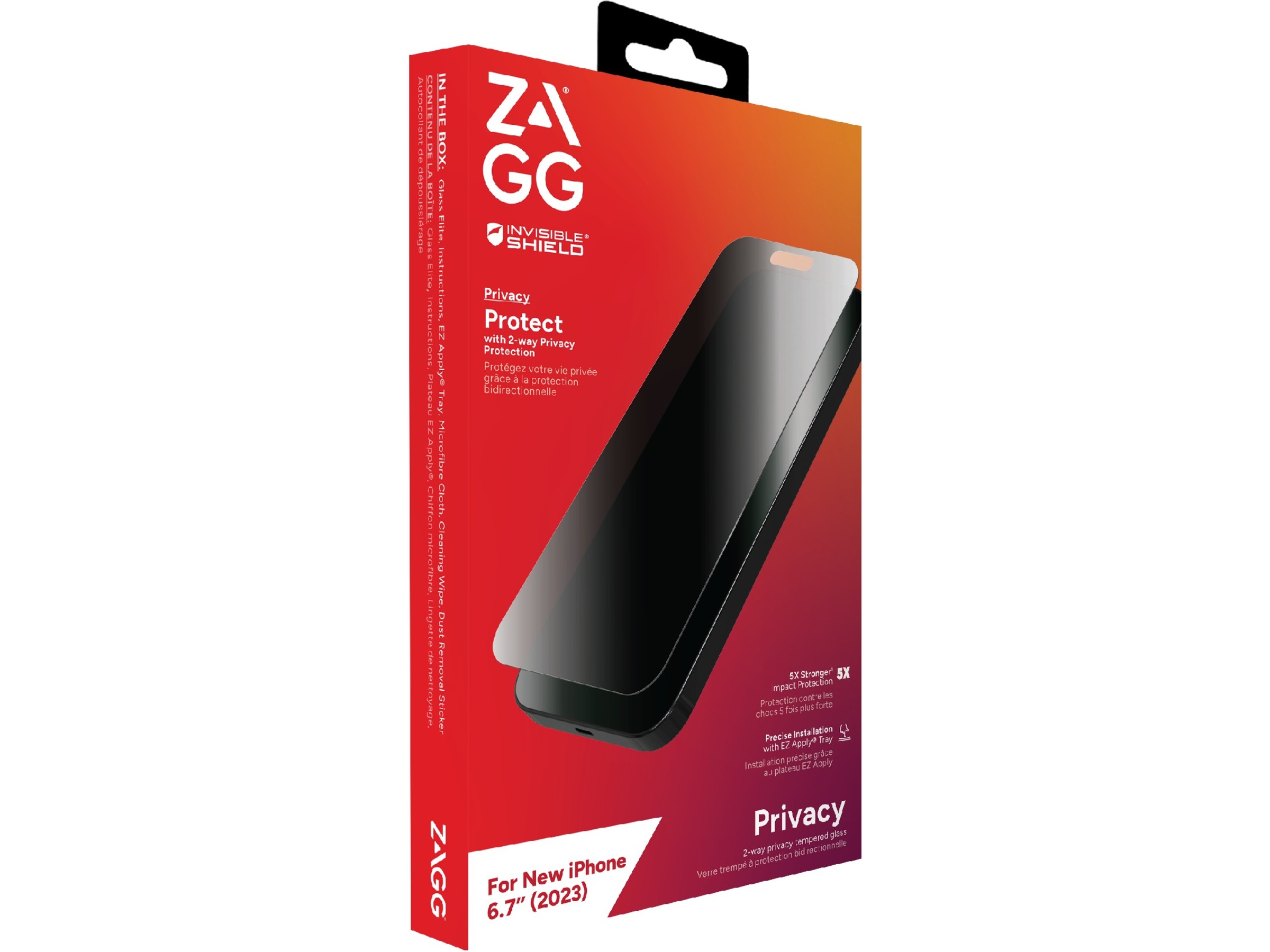 Zagg iPhone 15 Plus Privacy Skjermbeskytter - Skjermbeskytter - Komplett.no