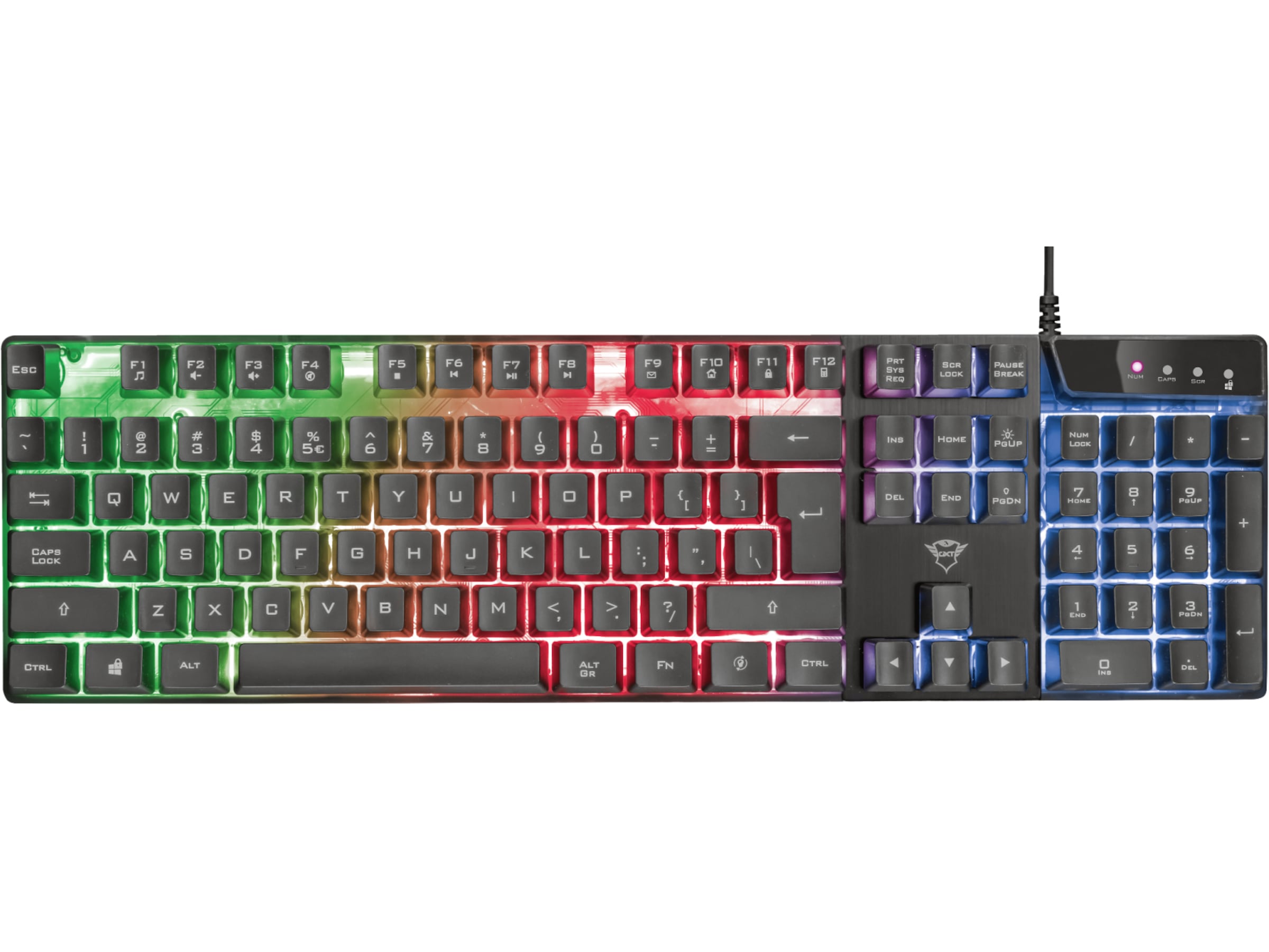 Trust GXT 835 Azor gaming keyboard - Gaming tastatur - Komplett.no