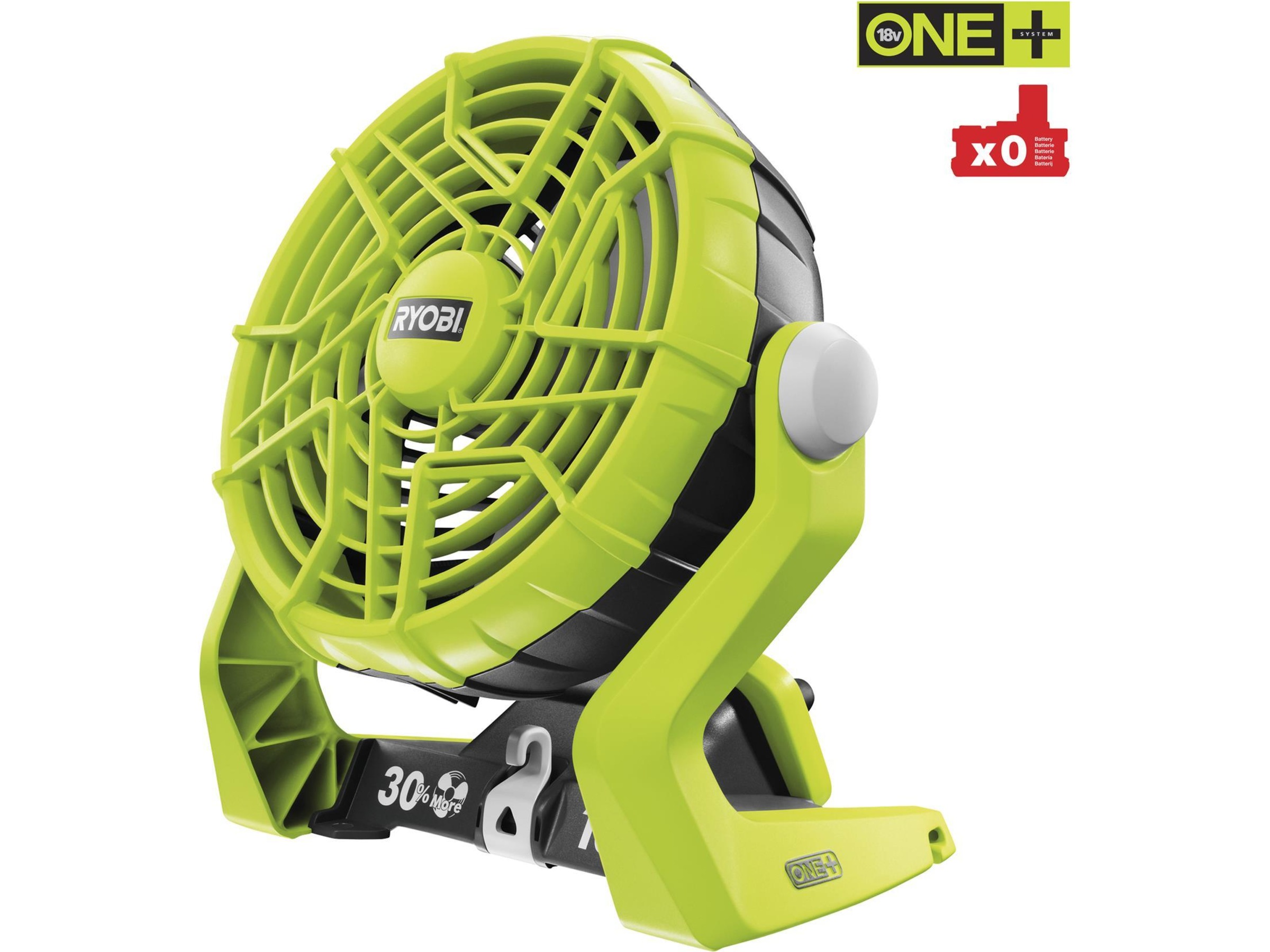 Ryobi R18F-0 18V batteridrevet vifte - Komplett.no